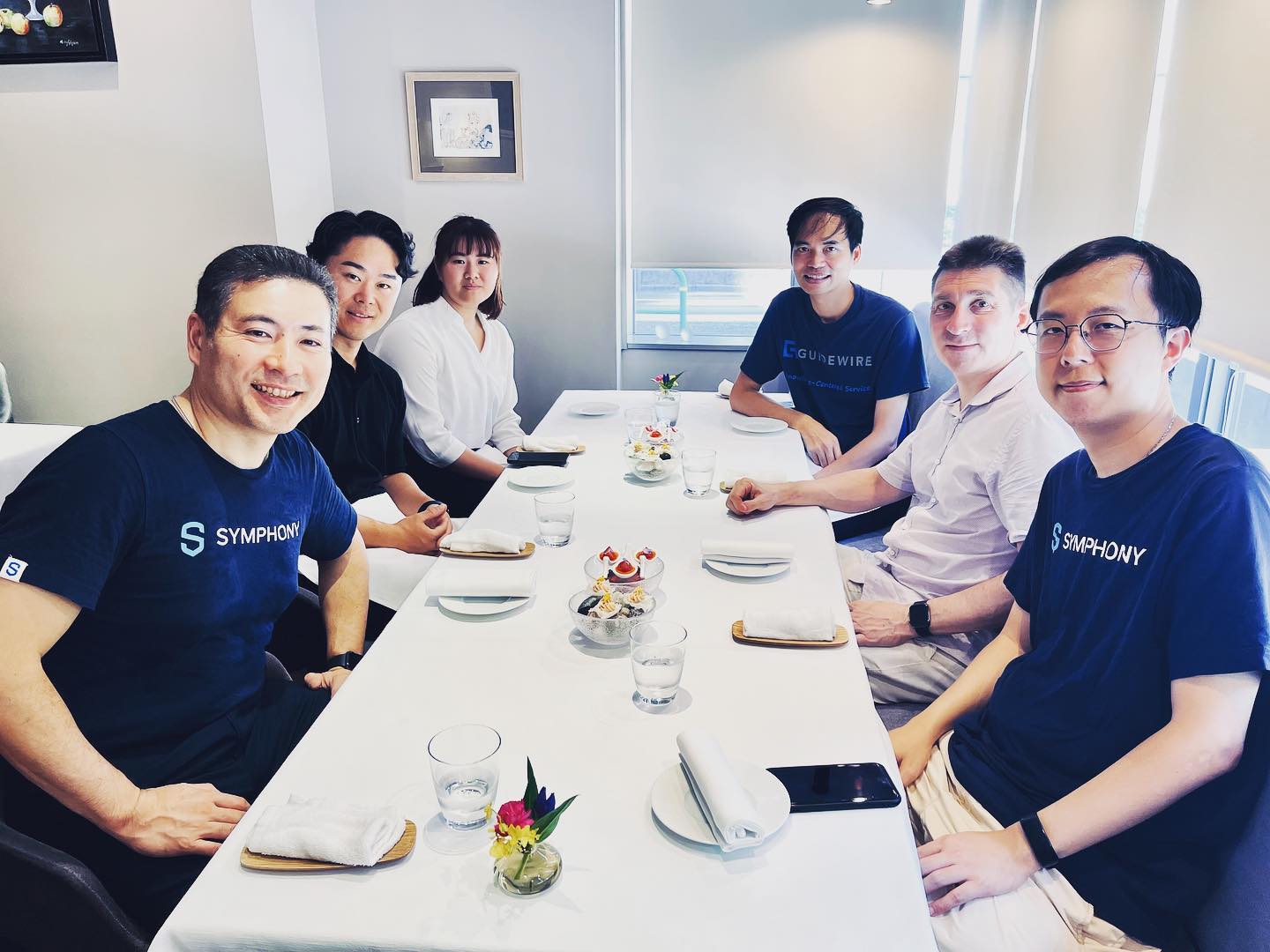 Team lunch! Hello from our Japan Syms!