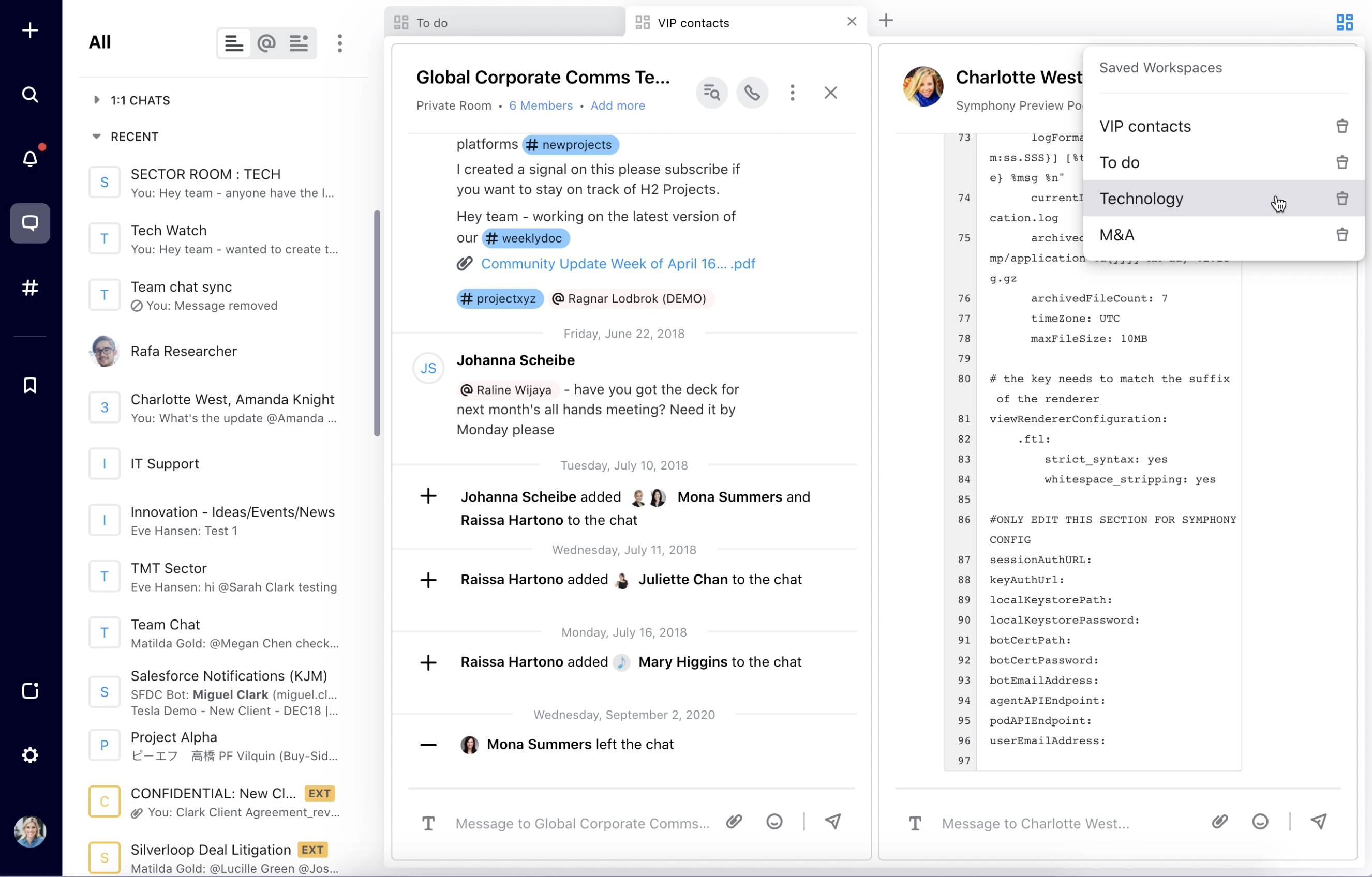 Introducing Symphony 2.0’s All New Workspaces