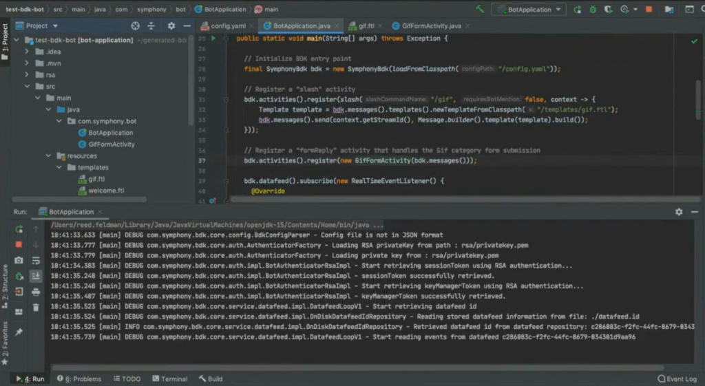 3. RealTimeEventListener